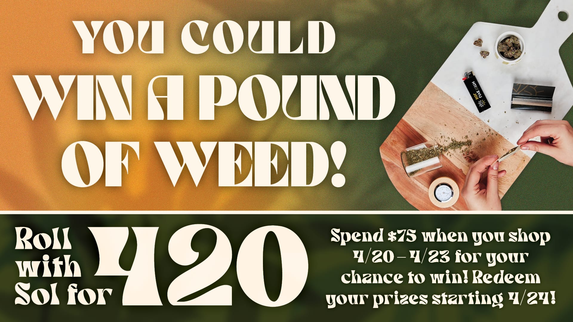 Win a Pound of Weed Contest